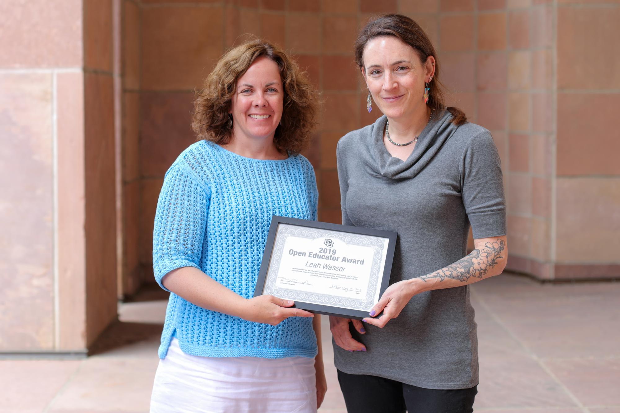 Leah Wasser Receives 2019 Open Educator Award | University Libraries ...