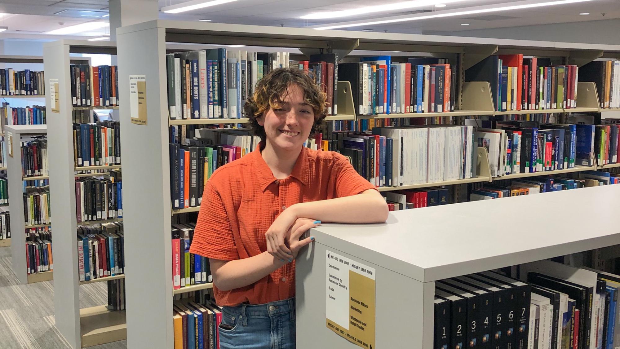 Bri Spitz is the University Libraries outstanding graduating senior for ...